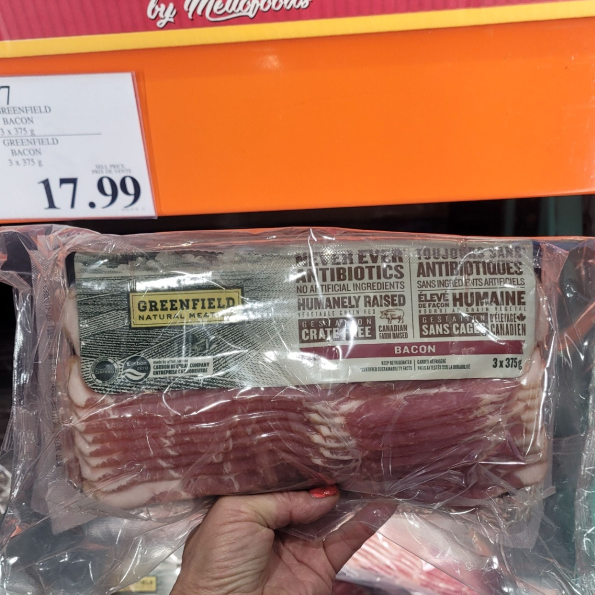 Greenfield Bacon - 3 x 1.125 Kilos Shipped to Nunavut – The Northern Shopper