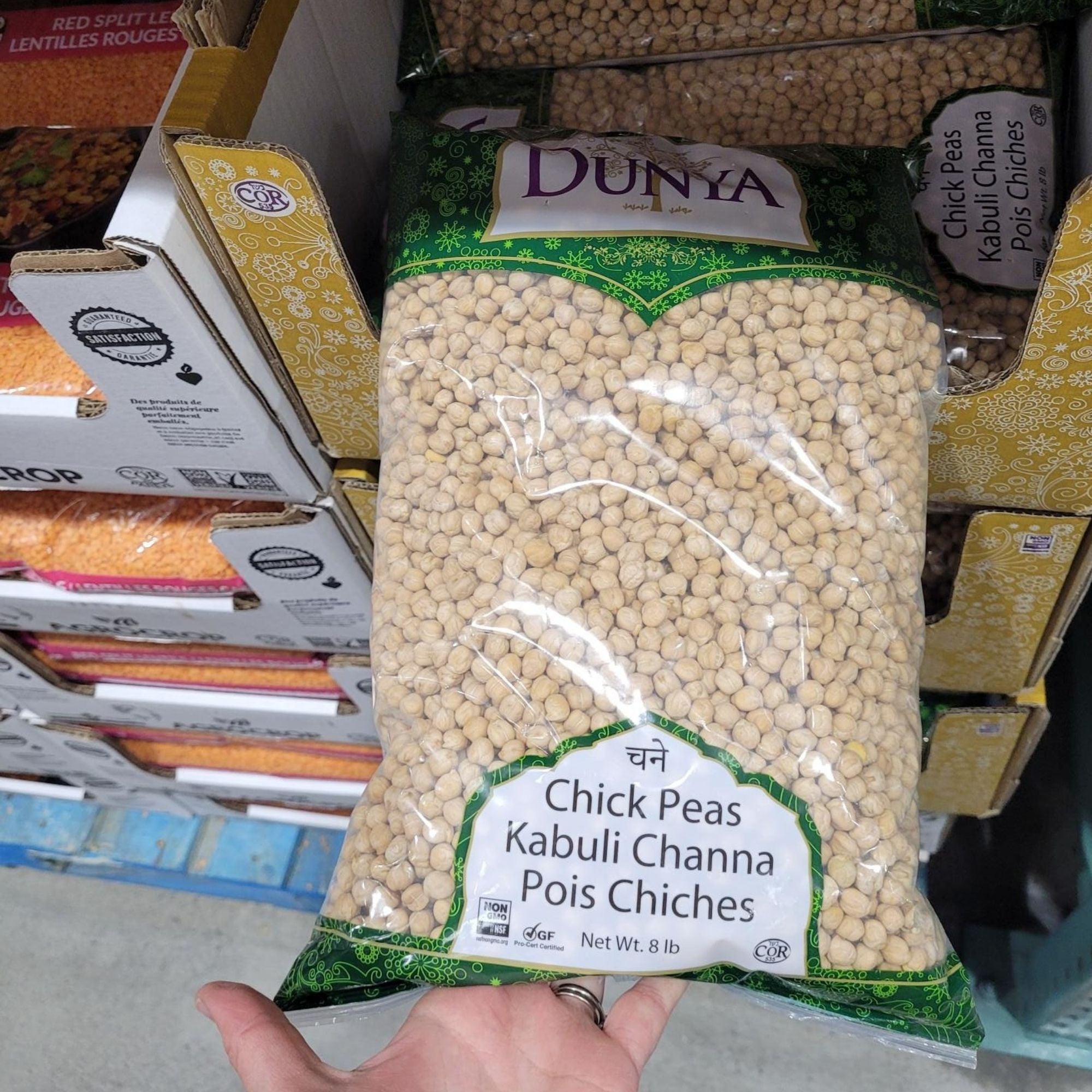 Dunya Chickpeas - 1 x 3.63 Kilos Shipped to Nunavut – The Northern Shopper
