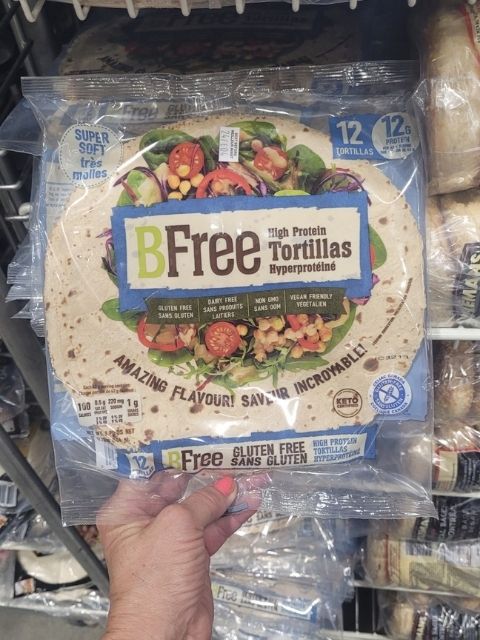 BFree High Protein Gluten Free Wraps - 1 x 504 Grams Shipped to Nunavut ...