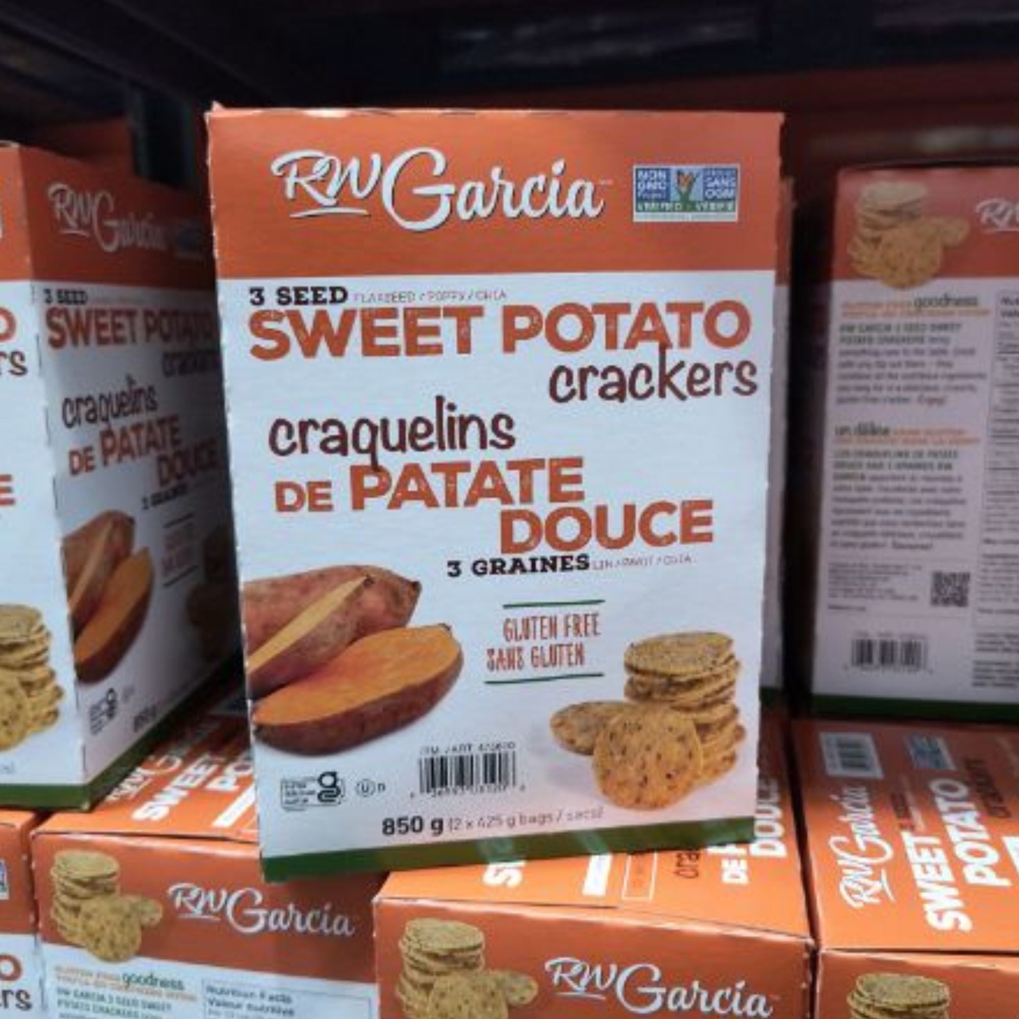 RW Garcia Sweet Potato Crackers - 1 x 850 Grams Shipped to Nunavut ...