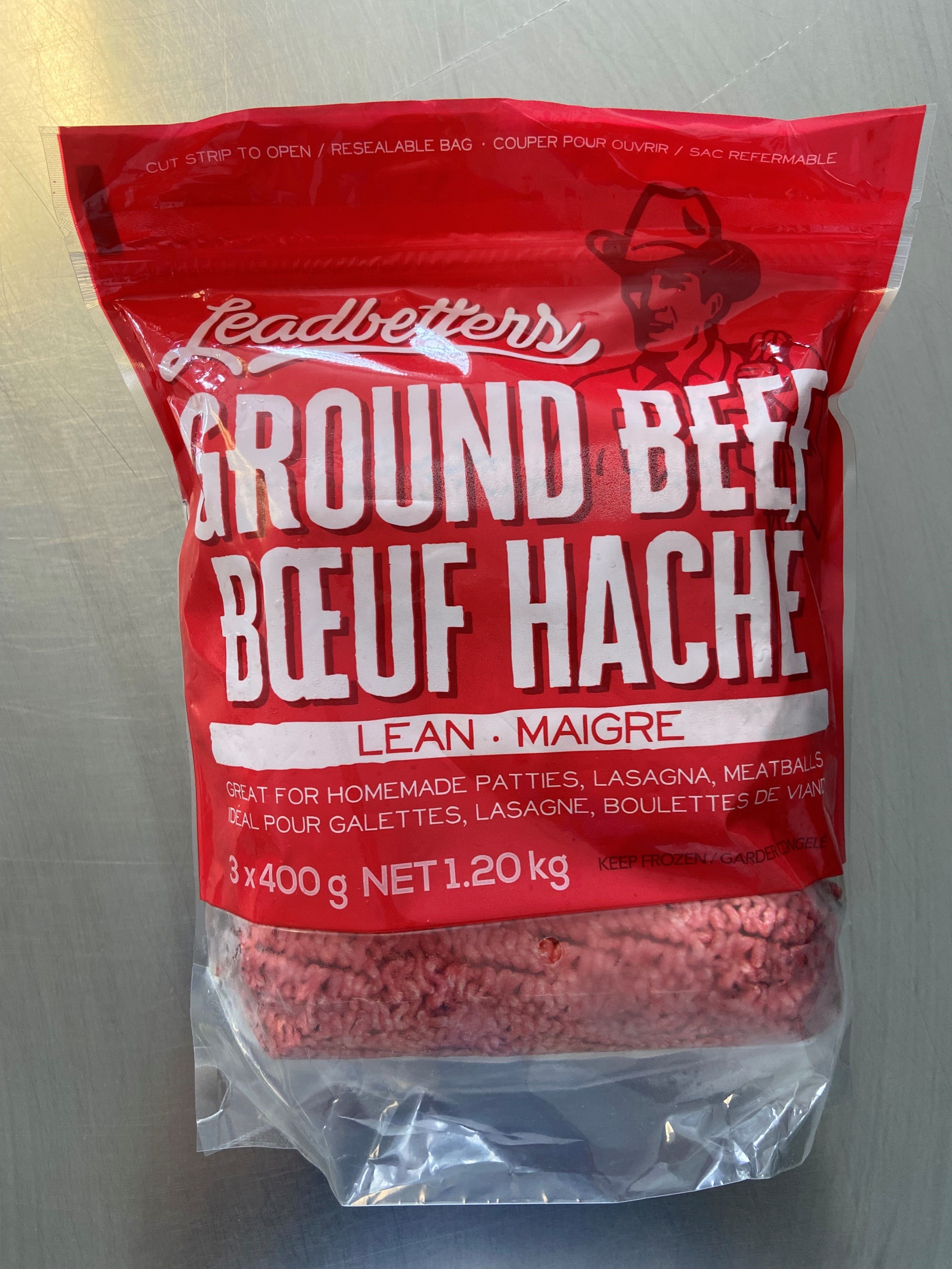 Lean Ground Beef 3 x 400g - 3 x 400 Grams Shipped to Nunavut – The ...