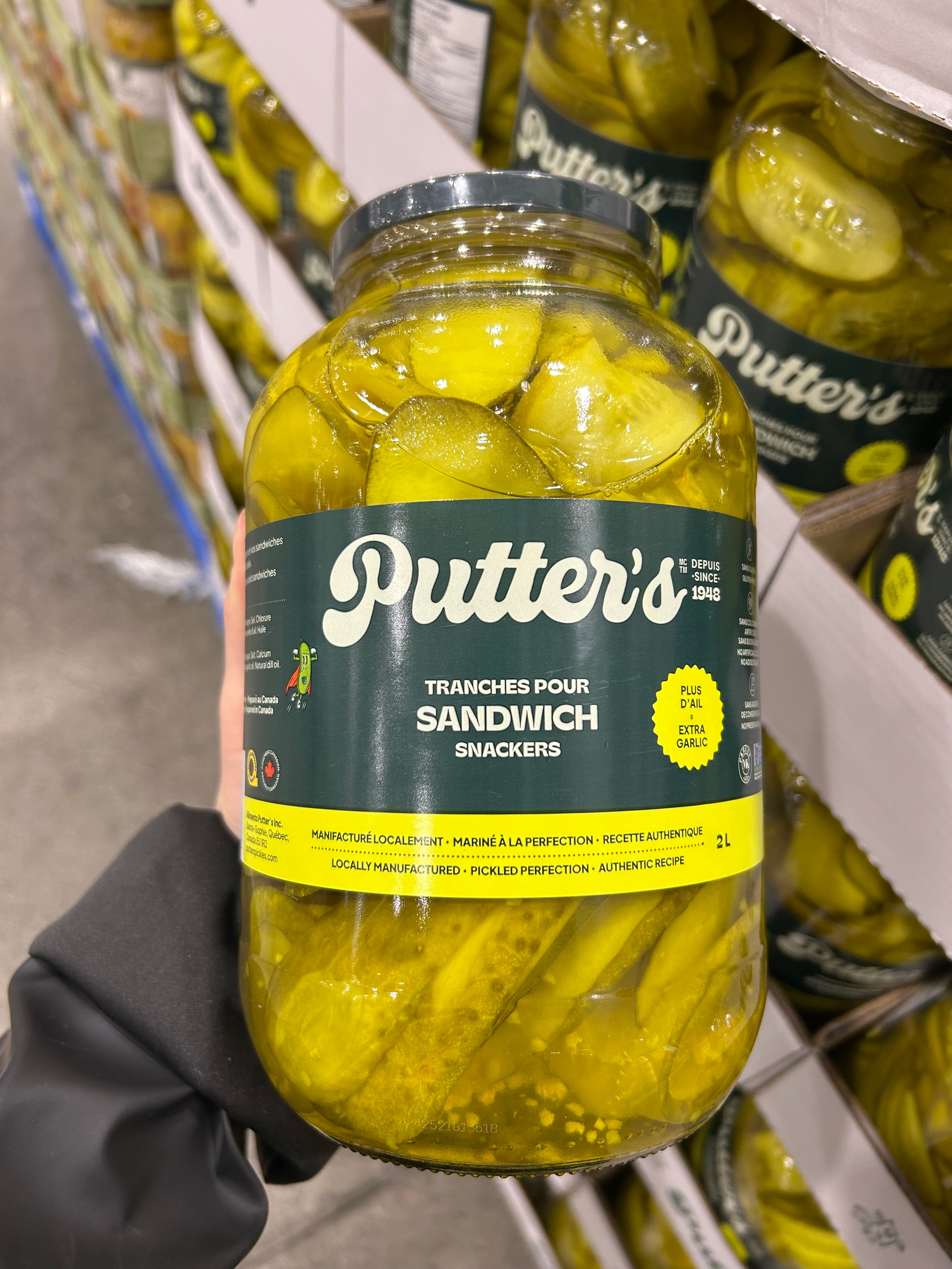 Putters Sandwich Snackers Extra Garlic Pickles - 1 x 2 L Shipped to ...