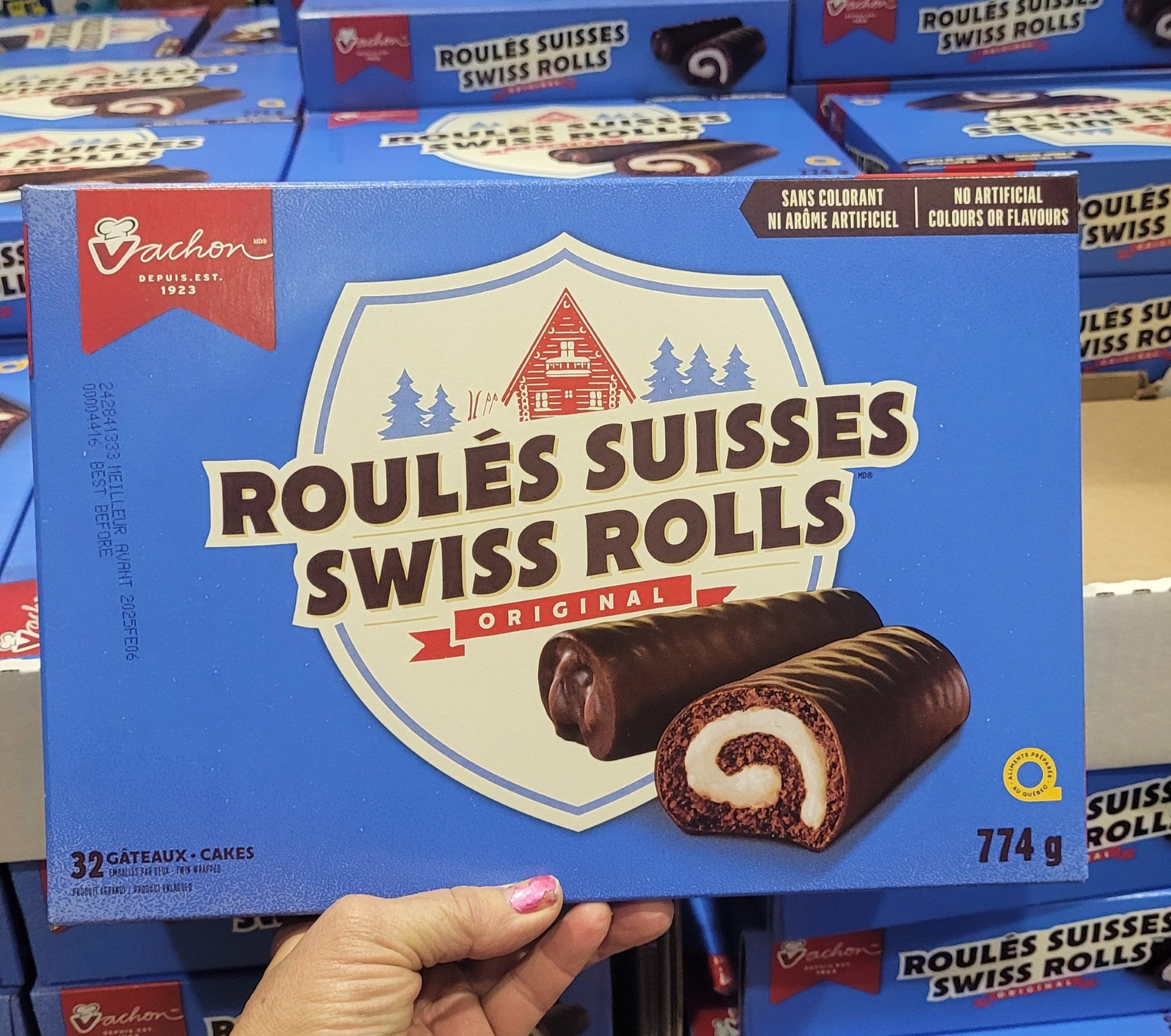 Vachon Swiss Rolls - 1 x 774 Grams Shipped to Nunavut – The Northern Shopper