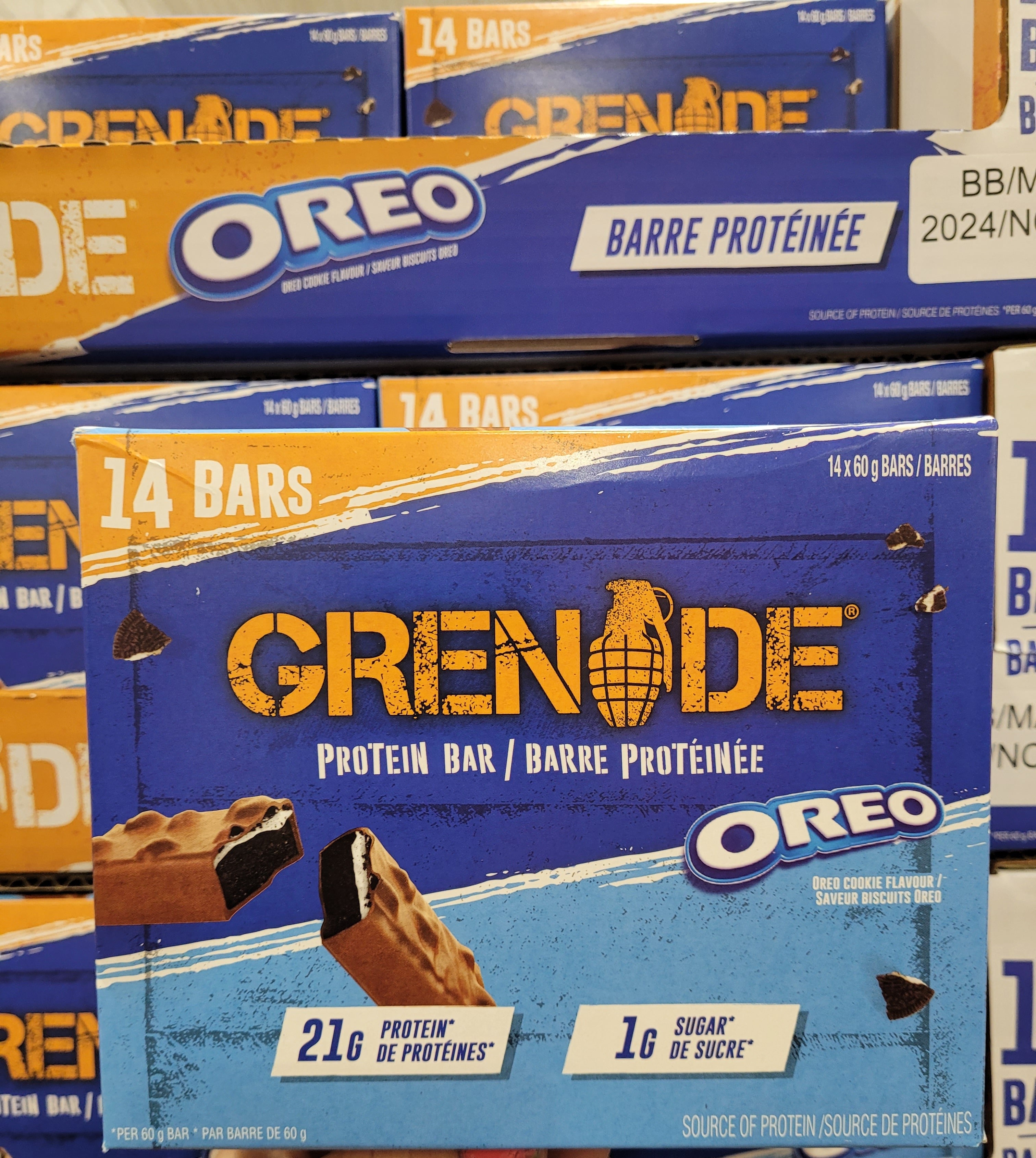 Grenade Oreo Protein Bars - 14 x 60 Grams Shipped to Nunavut – The ...