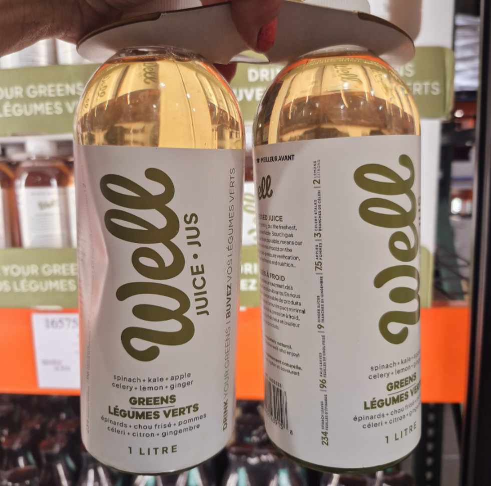 Well Green Juices - 2 x 1 Litre Shipped to Nunavut – The Northern Shopper