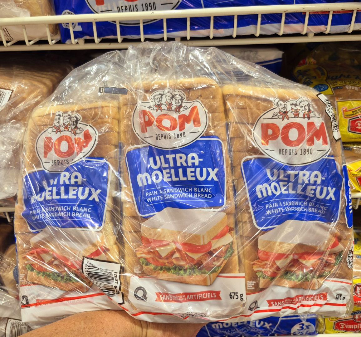 Pom Ultra Moist Enriched White Bread - 3 x 675 Grams Shipped to Nunavut ...