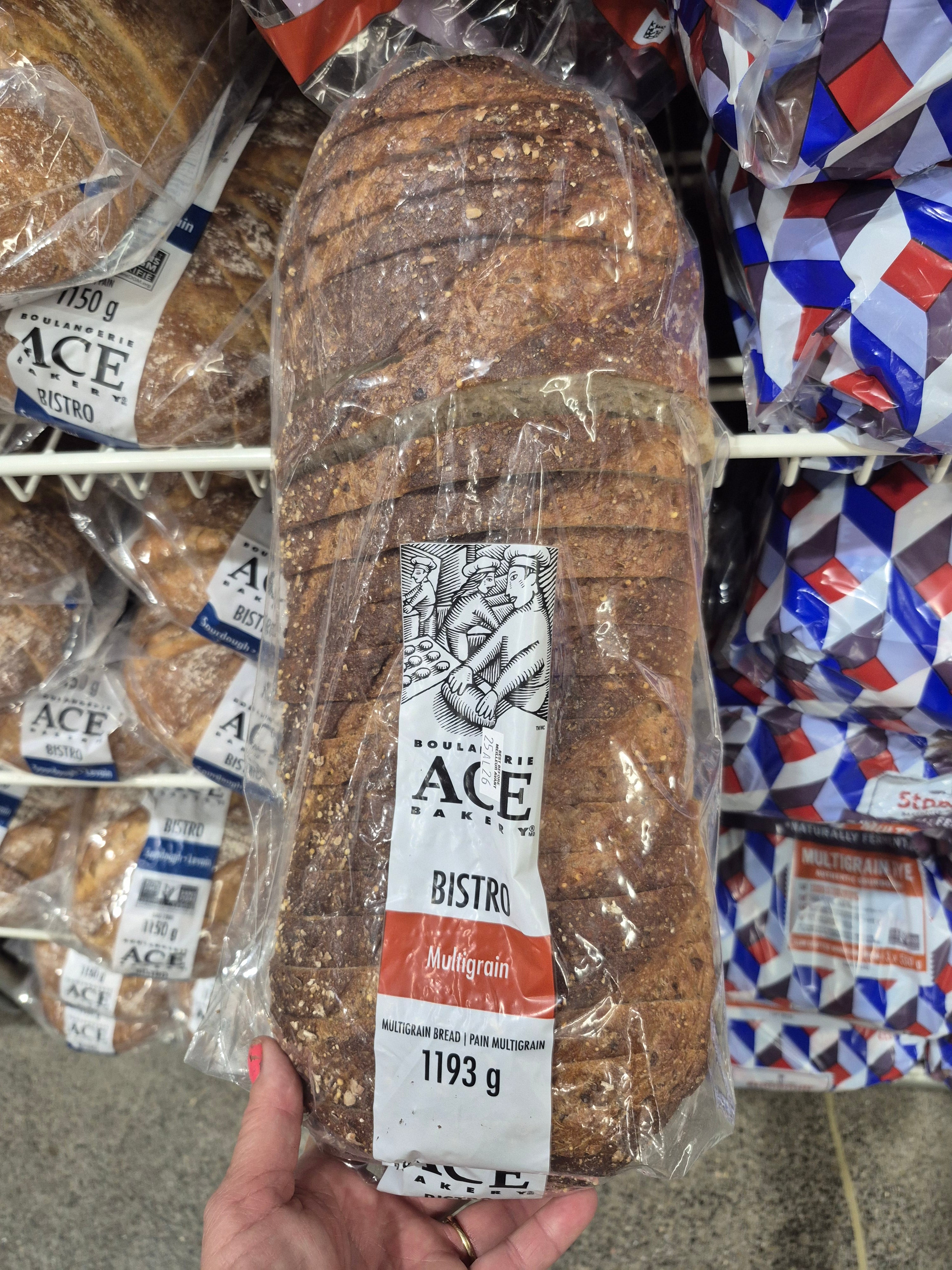 Ace Bakery Multigrain Bistro Bread - 1 x 1.15 Kilos Shipped to Nunavut ...