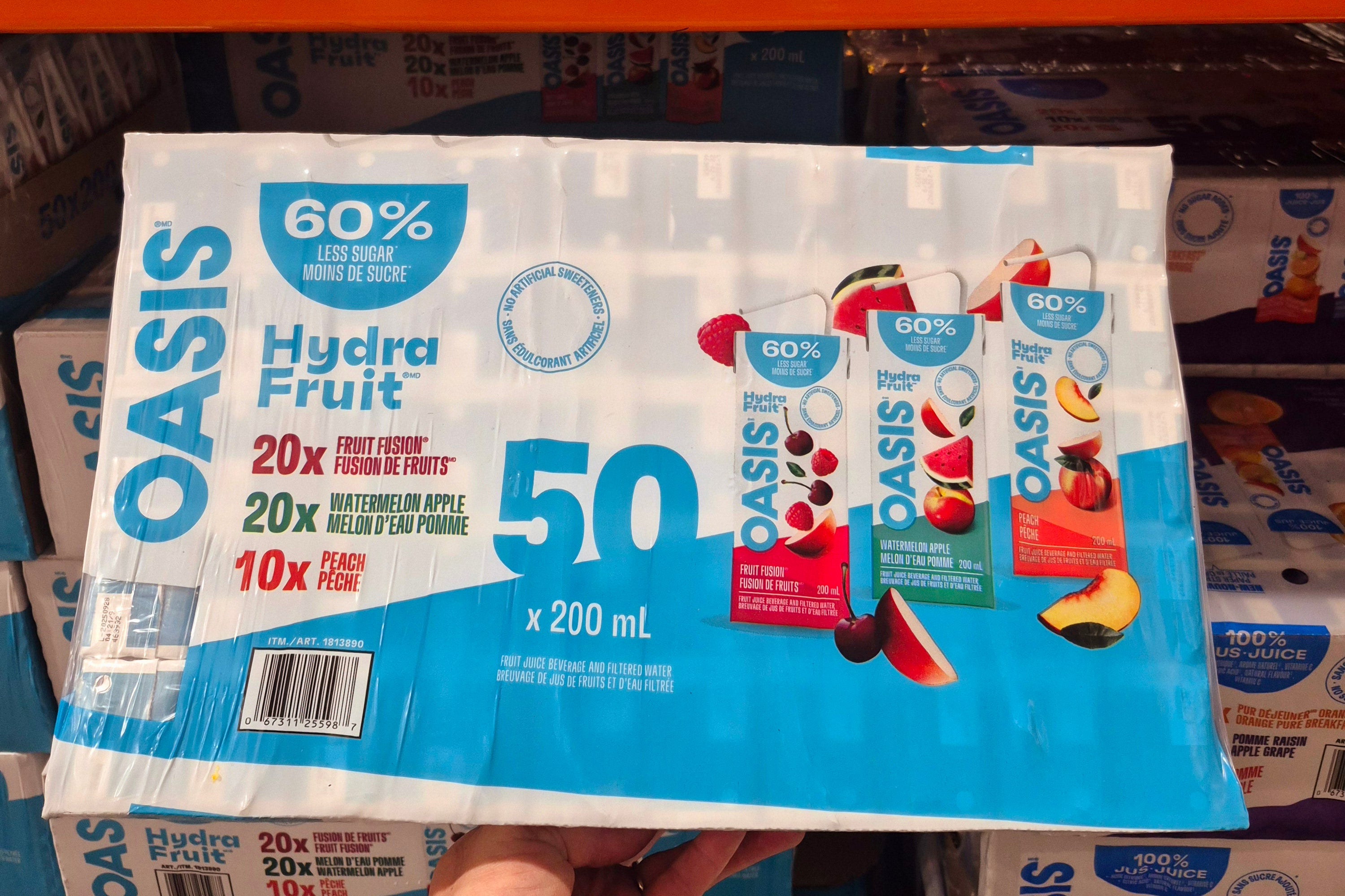 Oasis Hydrafruit Asssorted Juices - 50 x 200 ML Shipped to Nunavut – The Northern Shopper