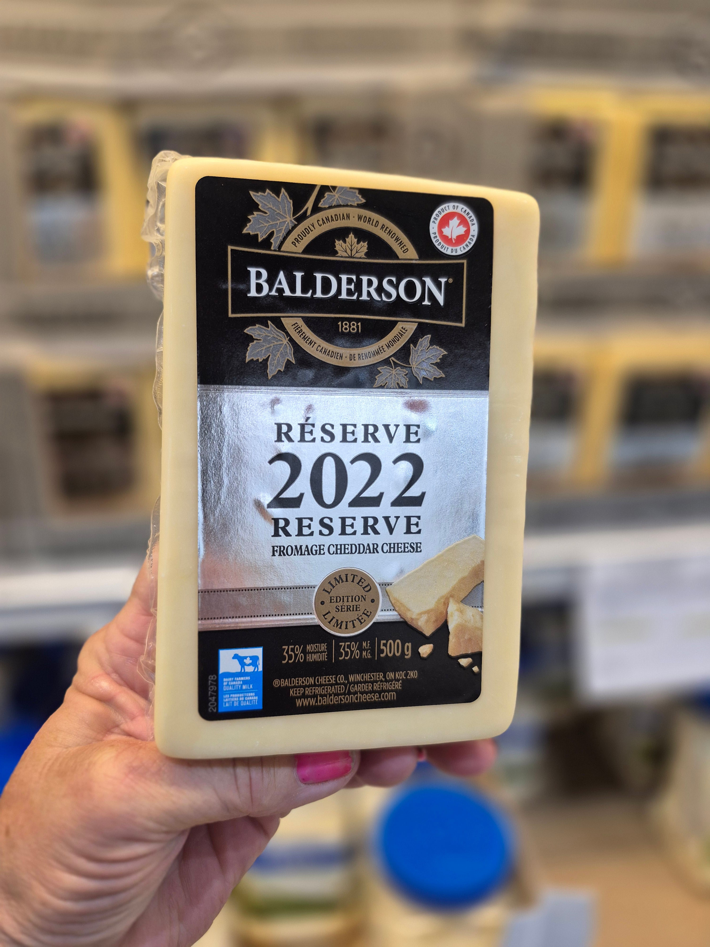 Balderson Reserve 2022 Cheddar - 1 x 500 Grams Shipped to Nunavut – The Northern Shopper