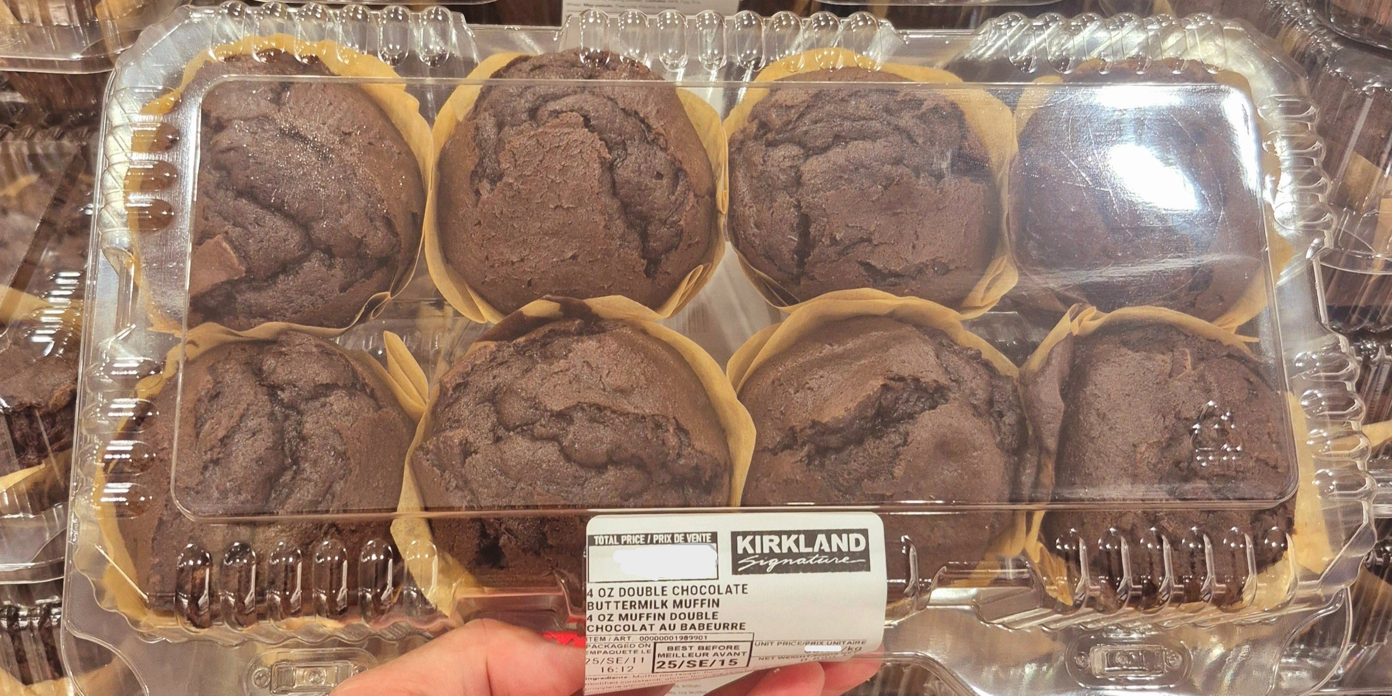 8pck Double Chocolate Buttermilk Muffins - 1 x 1 KG Shipped to Nunavut ...
