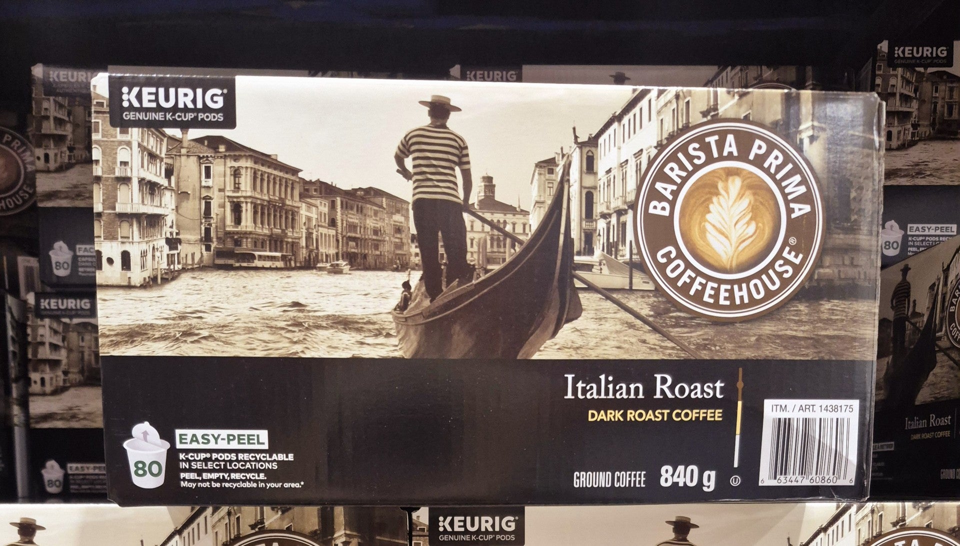 Barista Prima Italian Blend 80 K-cup Pack - 1 x 840 Grams Shipped to ...