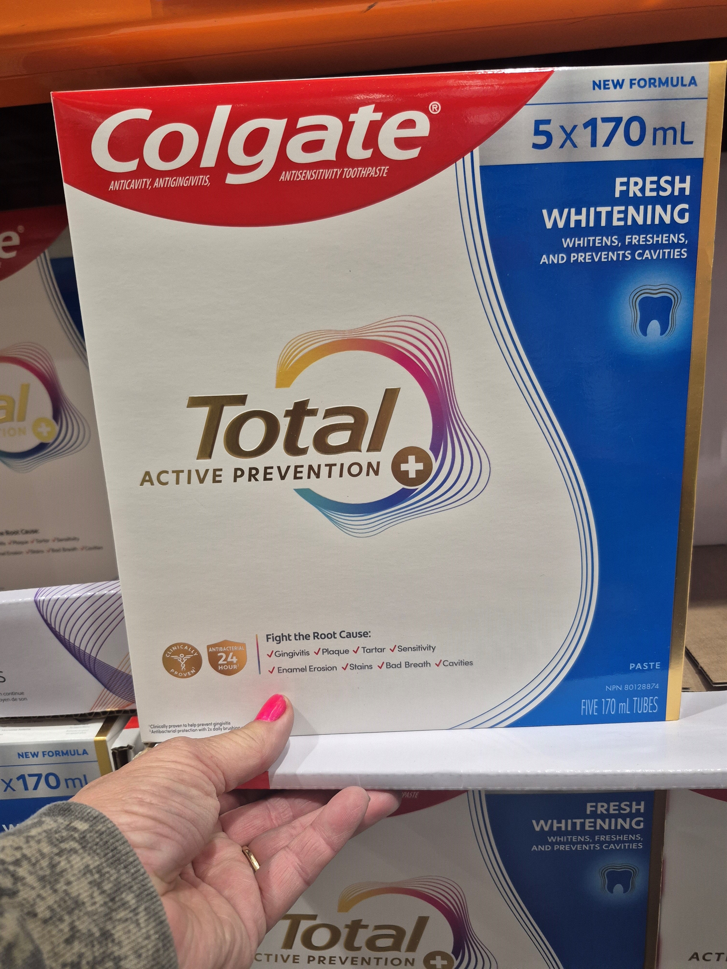Colgate Active Prevent Toothpaste - 1 x 850 Grams Shipped to Nunavut ...