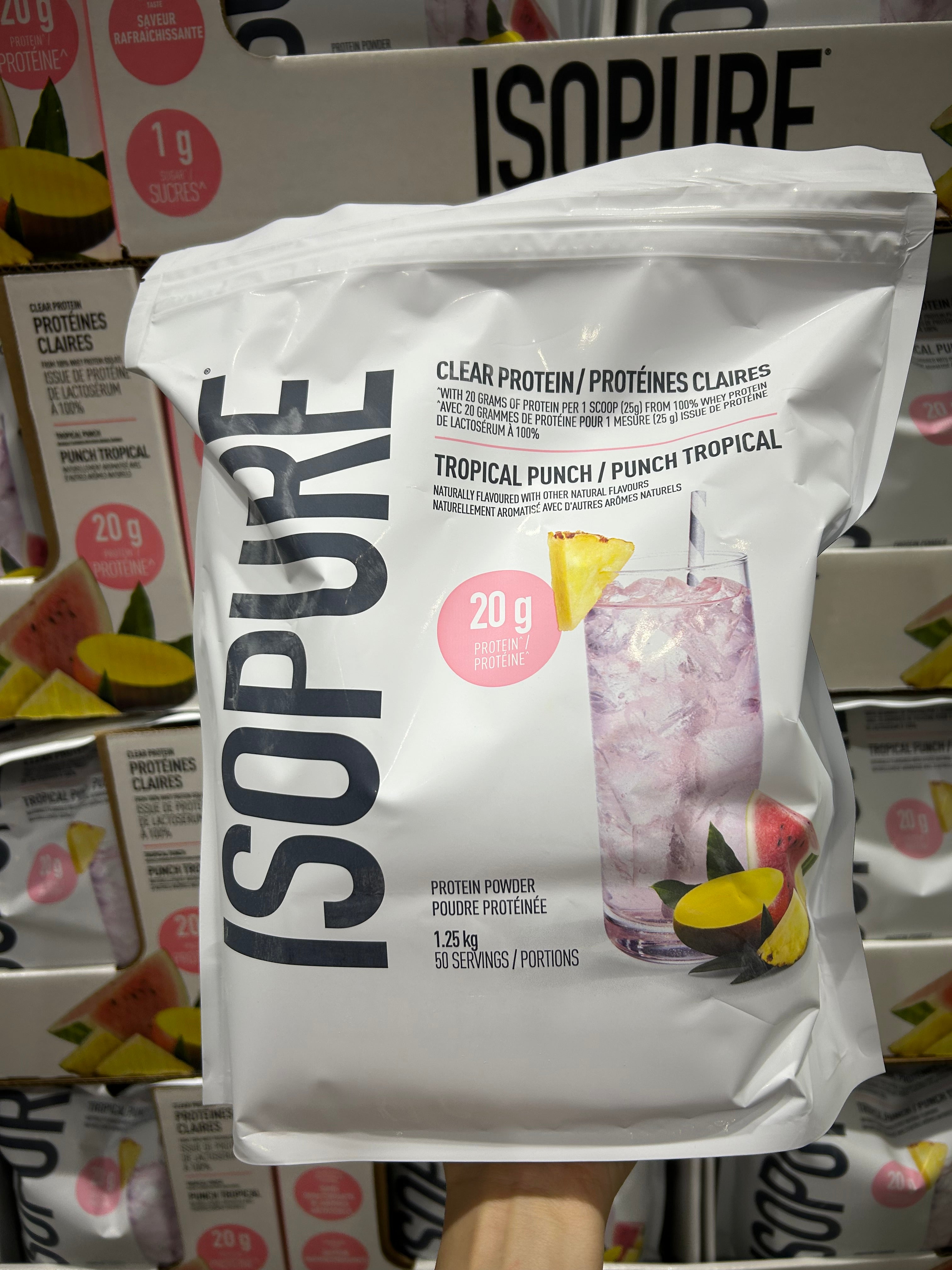 Isopure Clear Protein Tropical Punch - 1 x 1.25 Kilos Shipped to Nunavut – The Northern Shopper