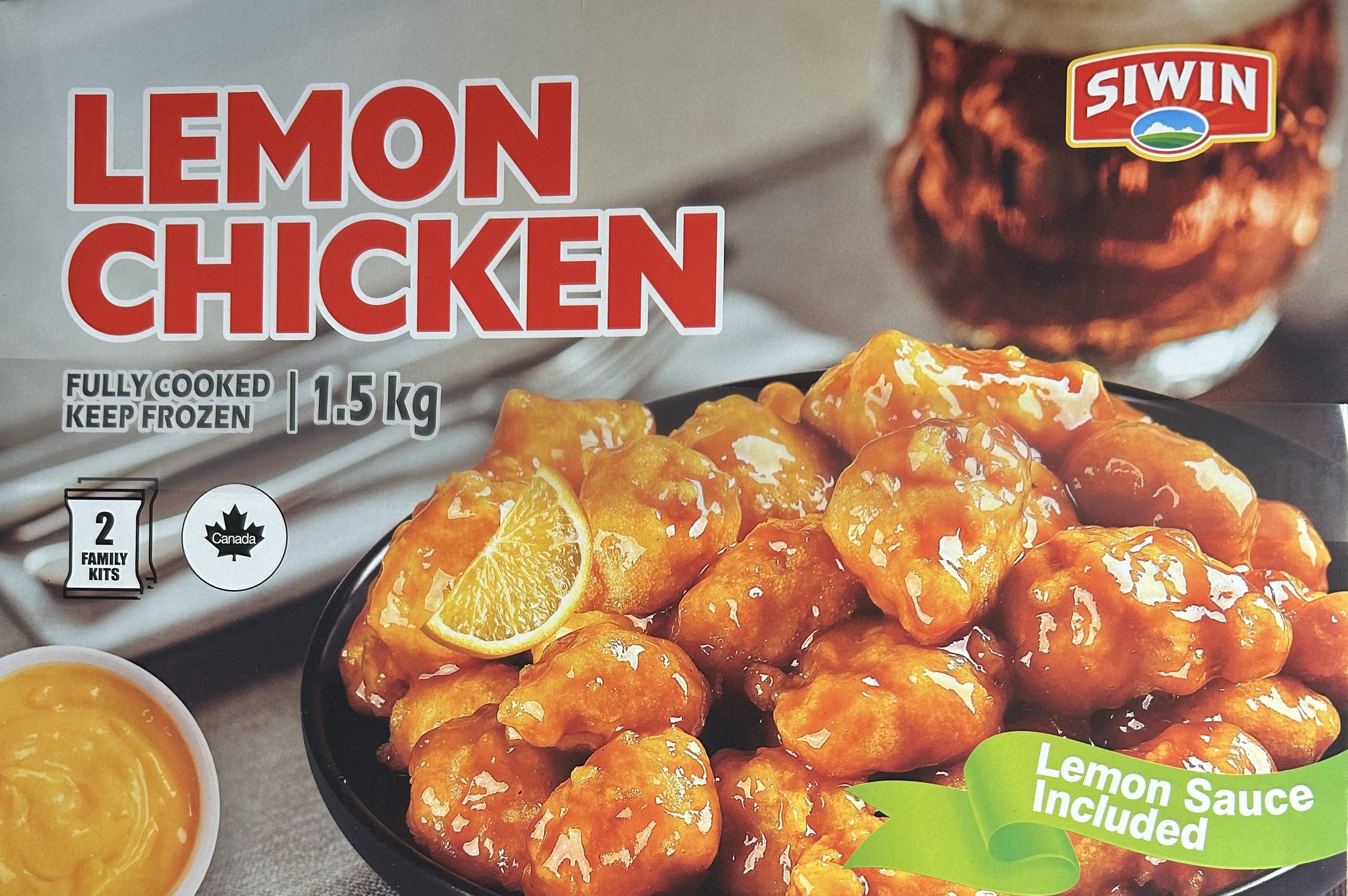 Siwin Lemon Chicken - 1 x 1.5 Kilos Shipped to Nunavut – The Northern ...