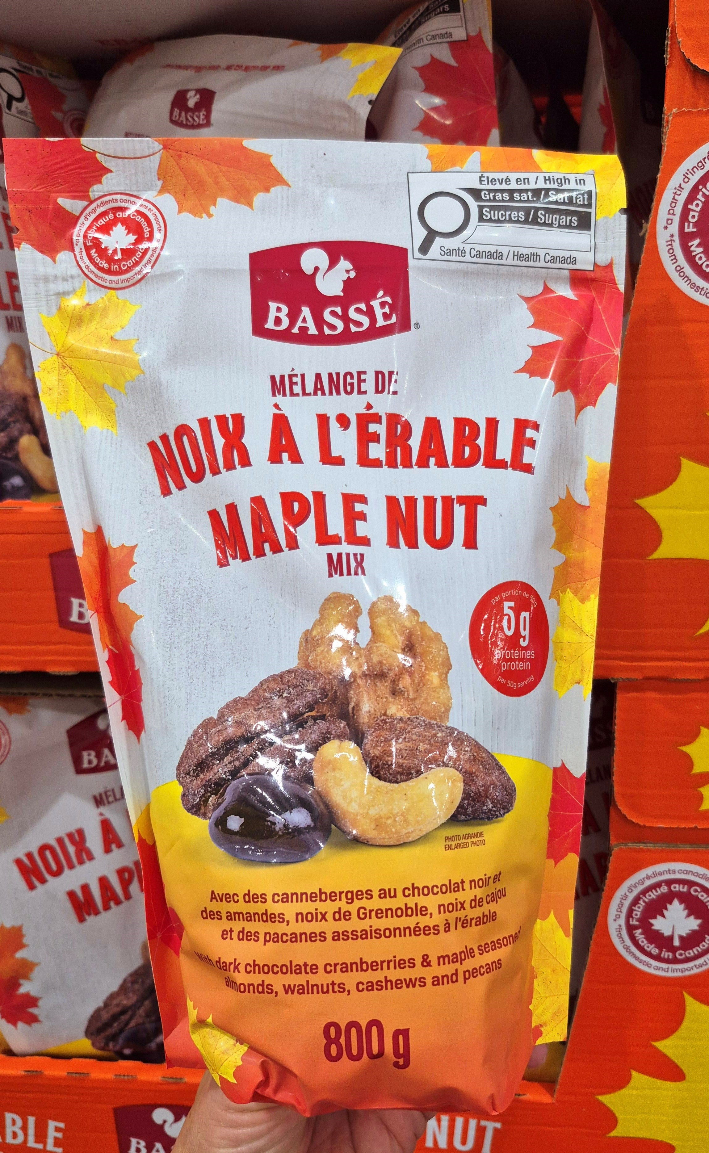Basse Maple Nut Mix - 1 x 800 Grams Shipped to Nunavut – The Northern ...