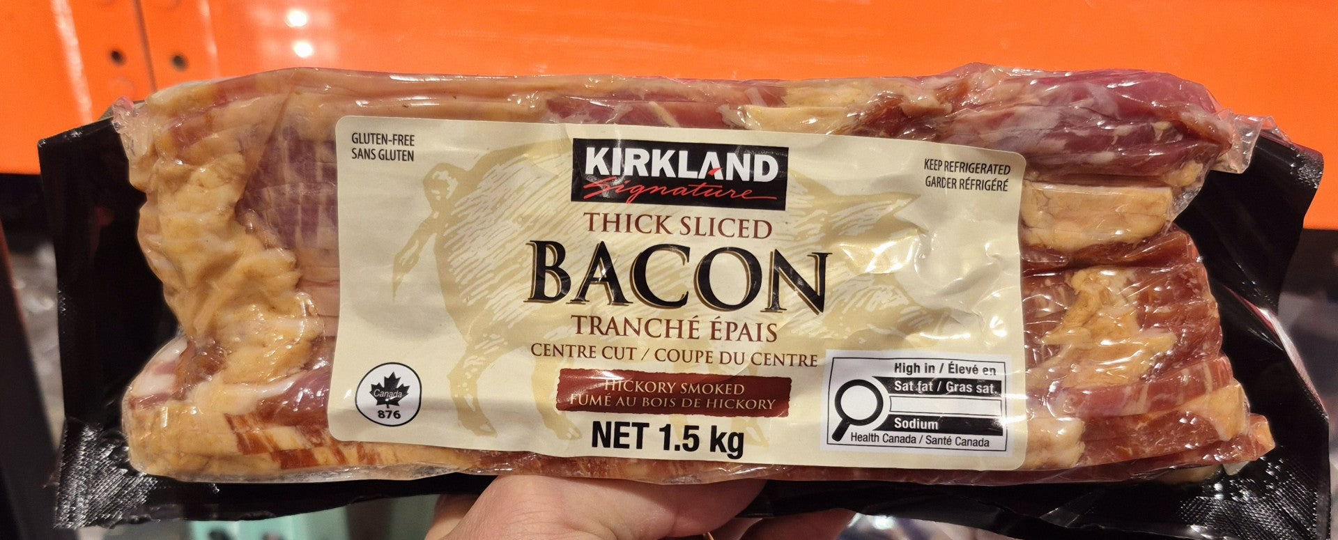 Kirkland Signature Thick Sliced Bacon - 1 x 1.5 KG Shipped to Nunavut ...