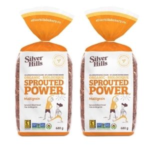 Silver Hills Organic Sprouted Power Multigrain Bread - 2 x 680 grams ...