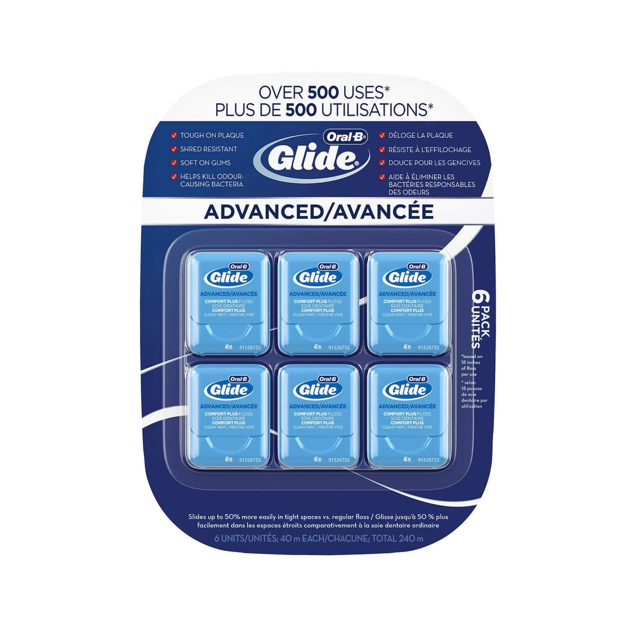 Oral-B Glide Advanced Multi-Protection Floss 6-Pack - 1 x 21.4 Grams ...