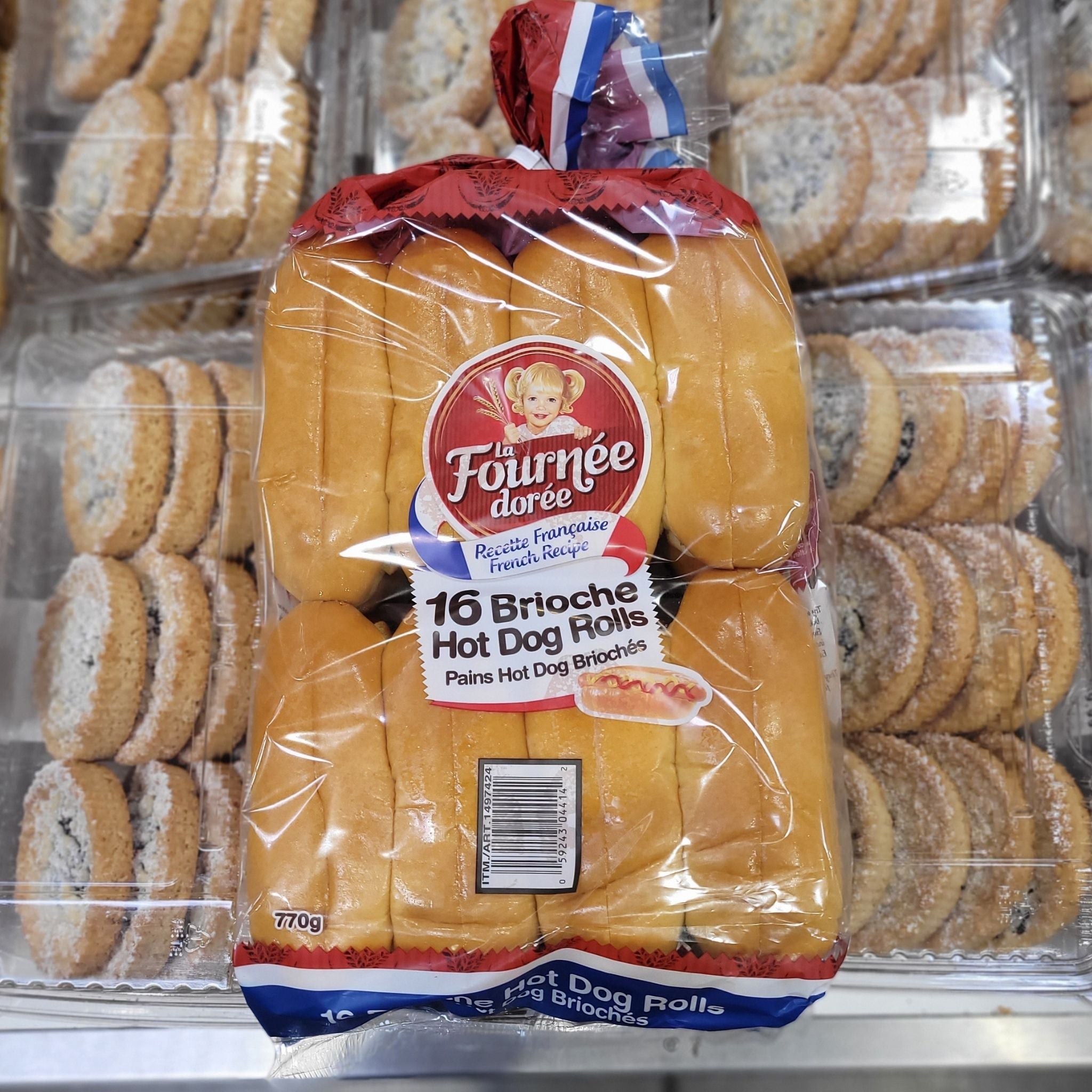 La Fournee Doree Brioche Hot Dog 16-Pack - 1 x 820 Grams Shipped to Nunavut – The Northern Shopper