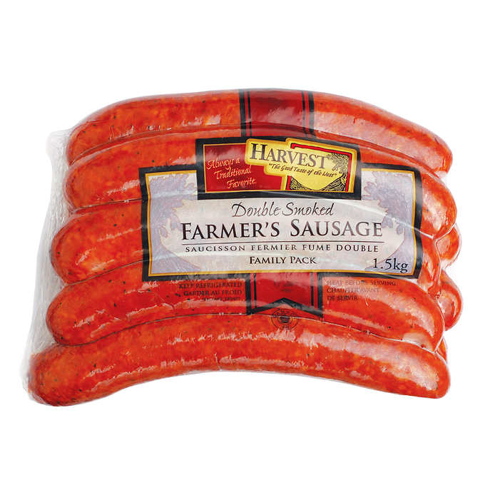 Harvest Smoked Farmer's Sausage - 1 x 1.5 Kilos Shipped to Nunavut – The Northern Shopper