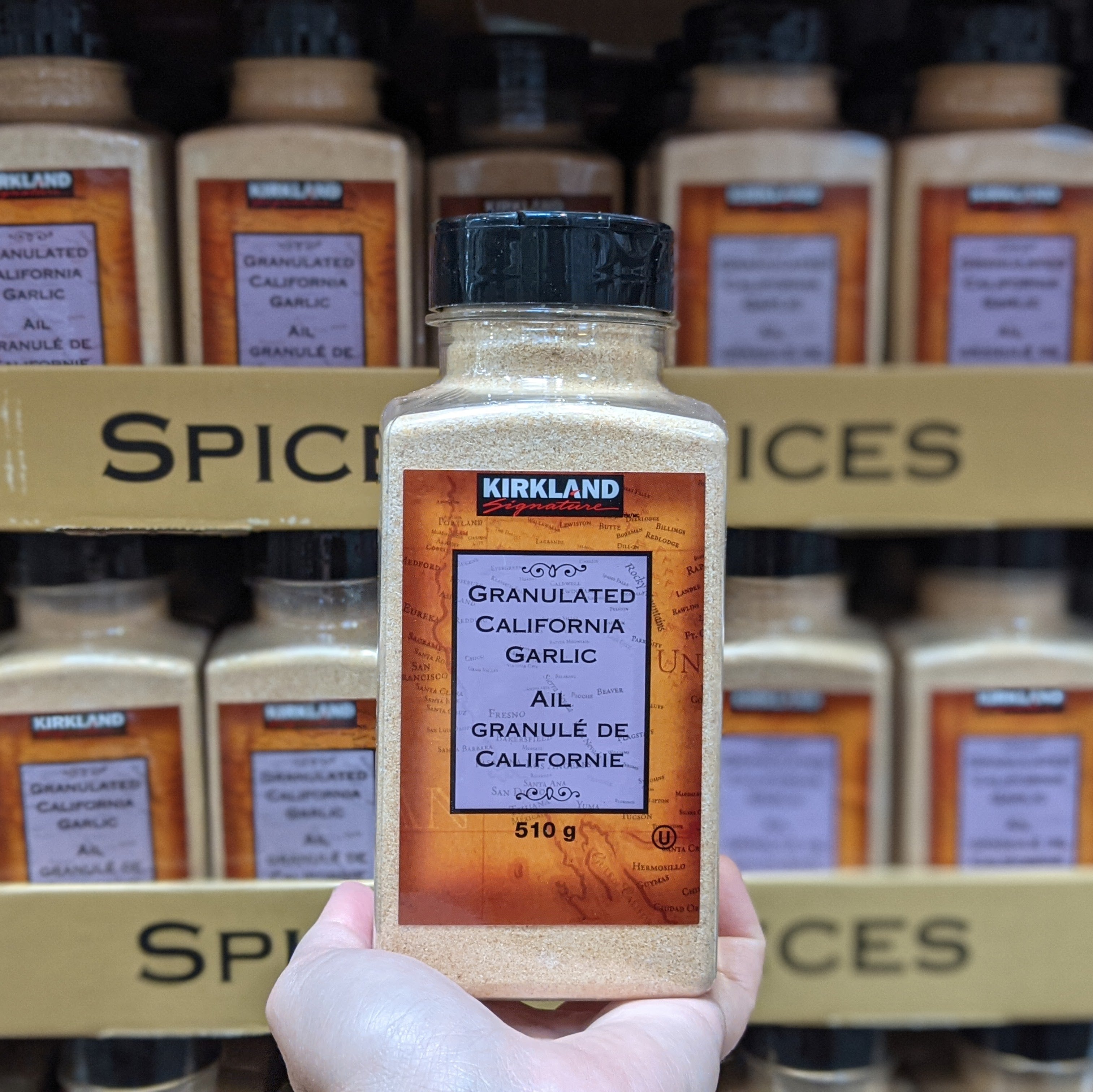 Kirkland Granulated California Garlic - 1 x 510 Grams Shipped to ...