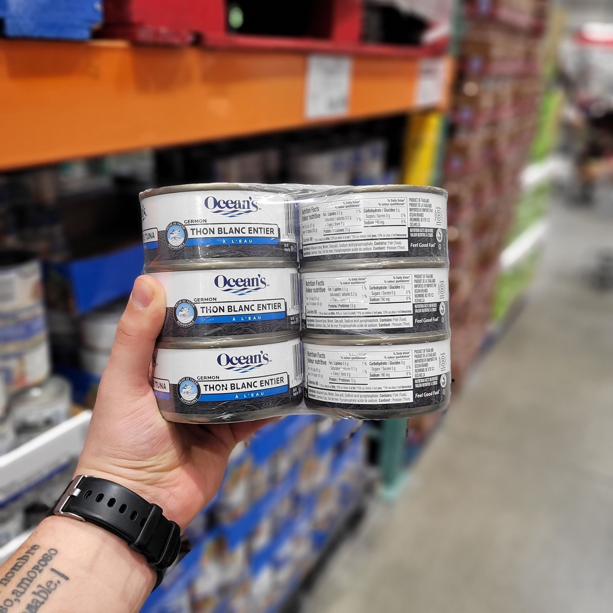 Ocean’s Solid White Albacore Tuna - 6 x 184 Grams Shipped to Nunavut ...