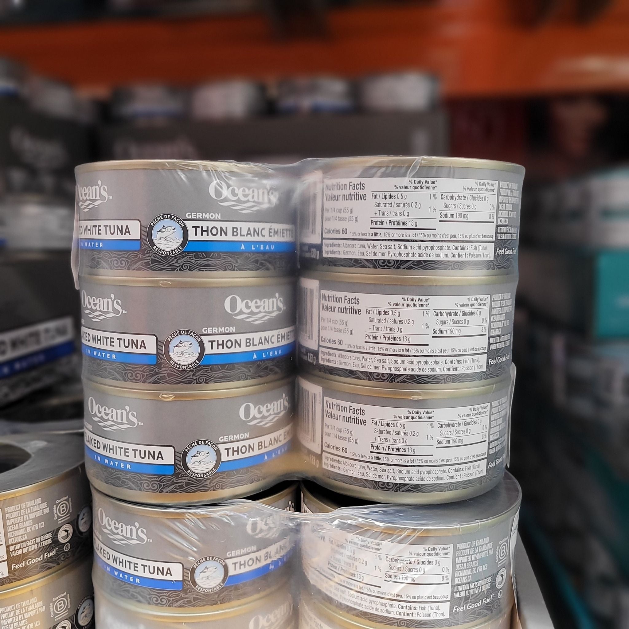 Ocean's Canned Flaked White Tuna - 6 x 184 Grams Shipped to Nunavut ...