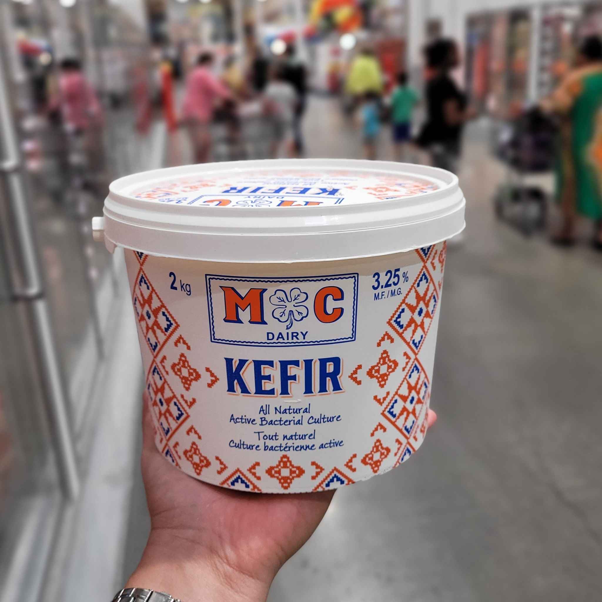 M.C Dairy 3.25% Kefir - 1 x 2.247 Kilos Shipped to Nunavut – The ...