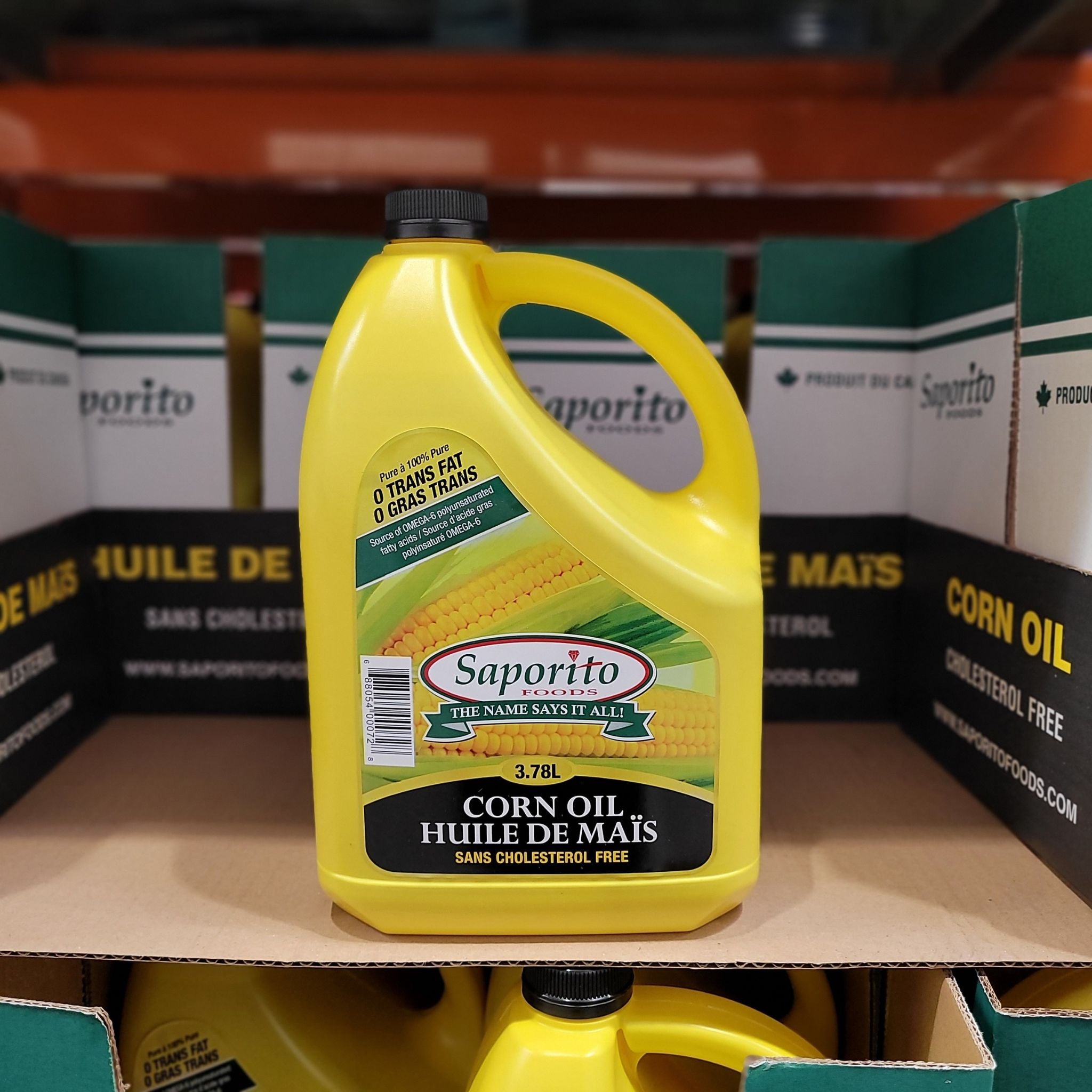Saporito Corn Oil - 1 x 3780 Grams Shipped to Nunavut – The Northern ...