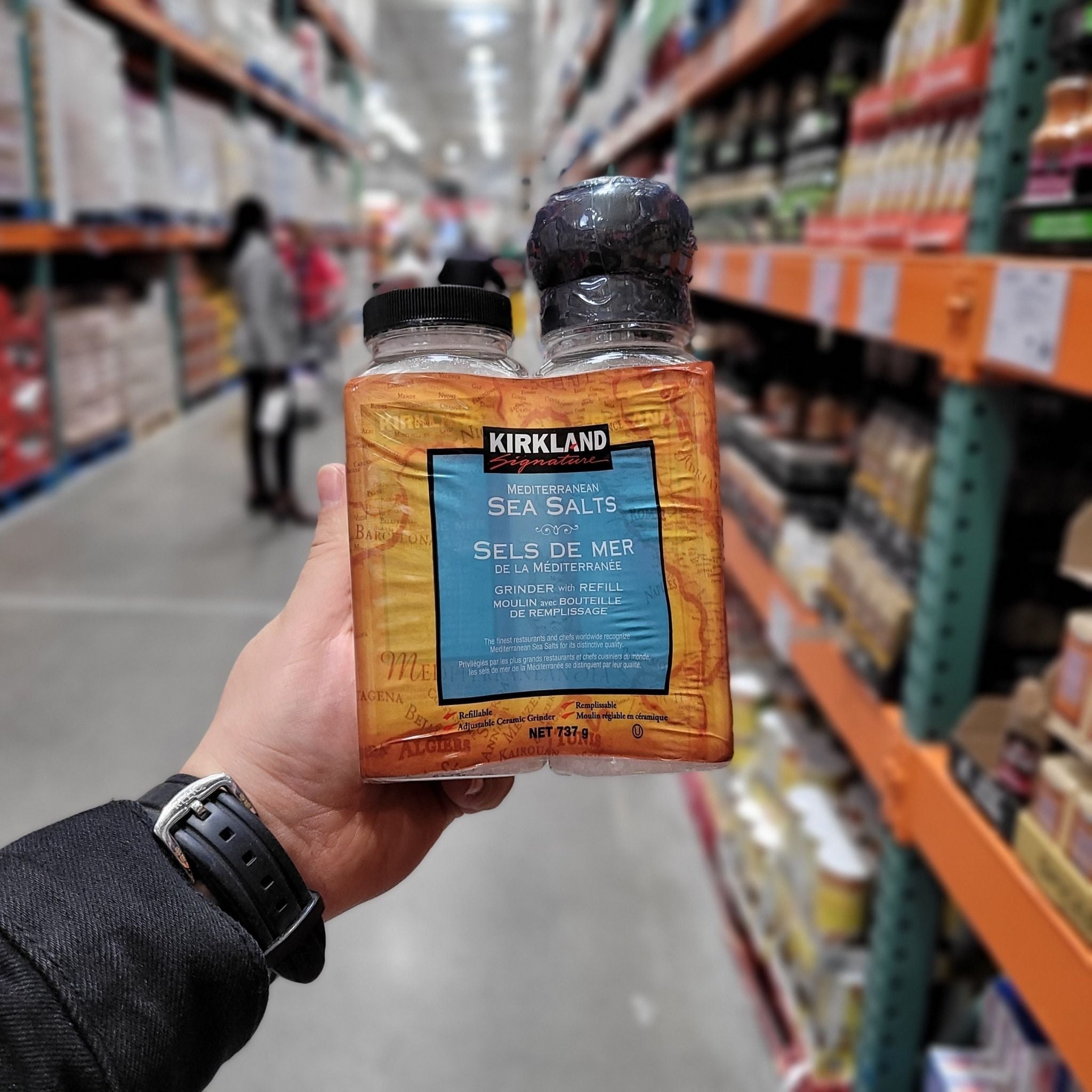 Kirkland Mediterranean Sea Salt - 1 x 737 Grams Shipped to Nunavut ...