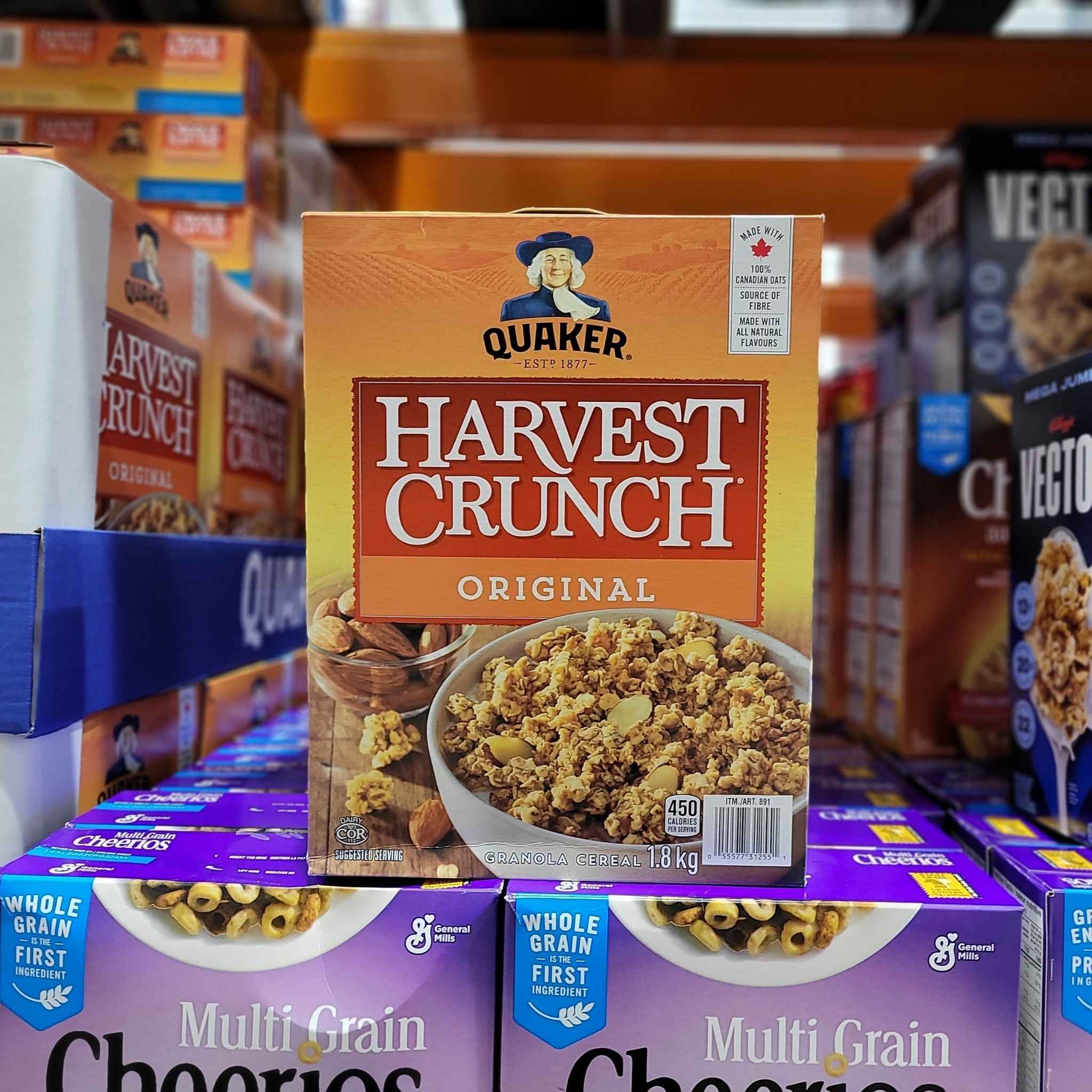 Quaker Harvest Crunch Cereal - 1 x 1.8 Kilos Shipped to Nunavut – The ...