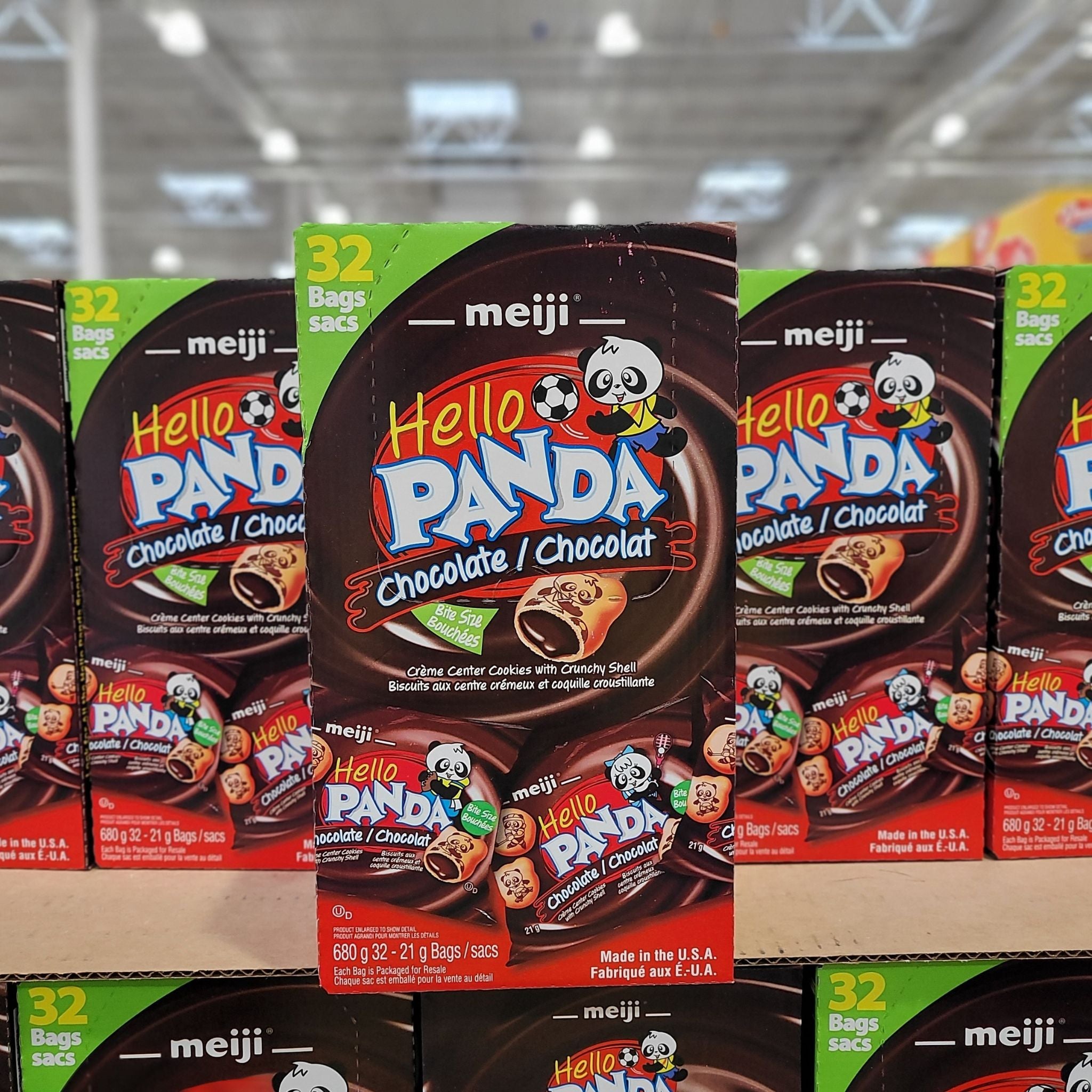 Hello Panda Chocolate Crème Filled Cookies 32x21g - 32 x 21 Grams ...